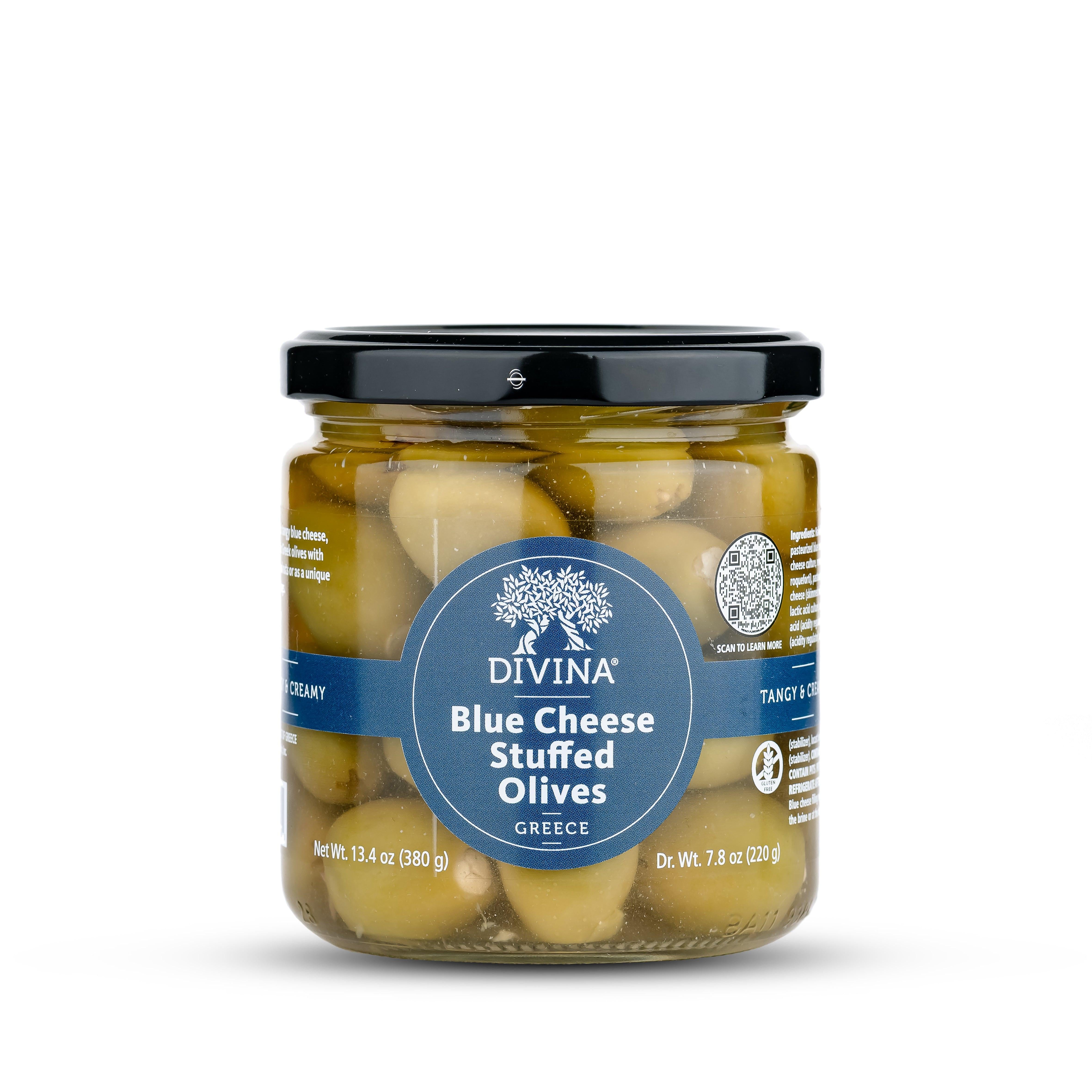Divina Blue Cheese Stuffed Olives 220g – Tsar Caviar